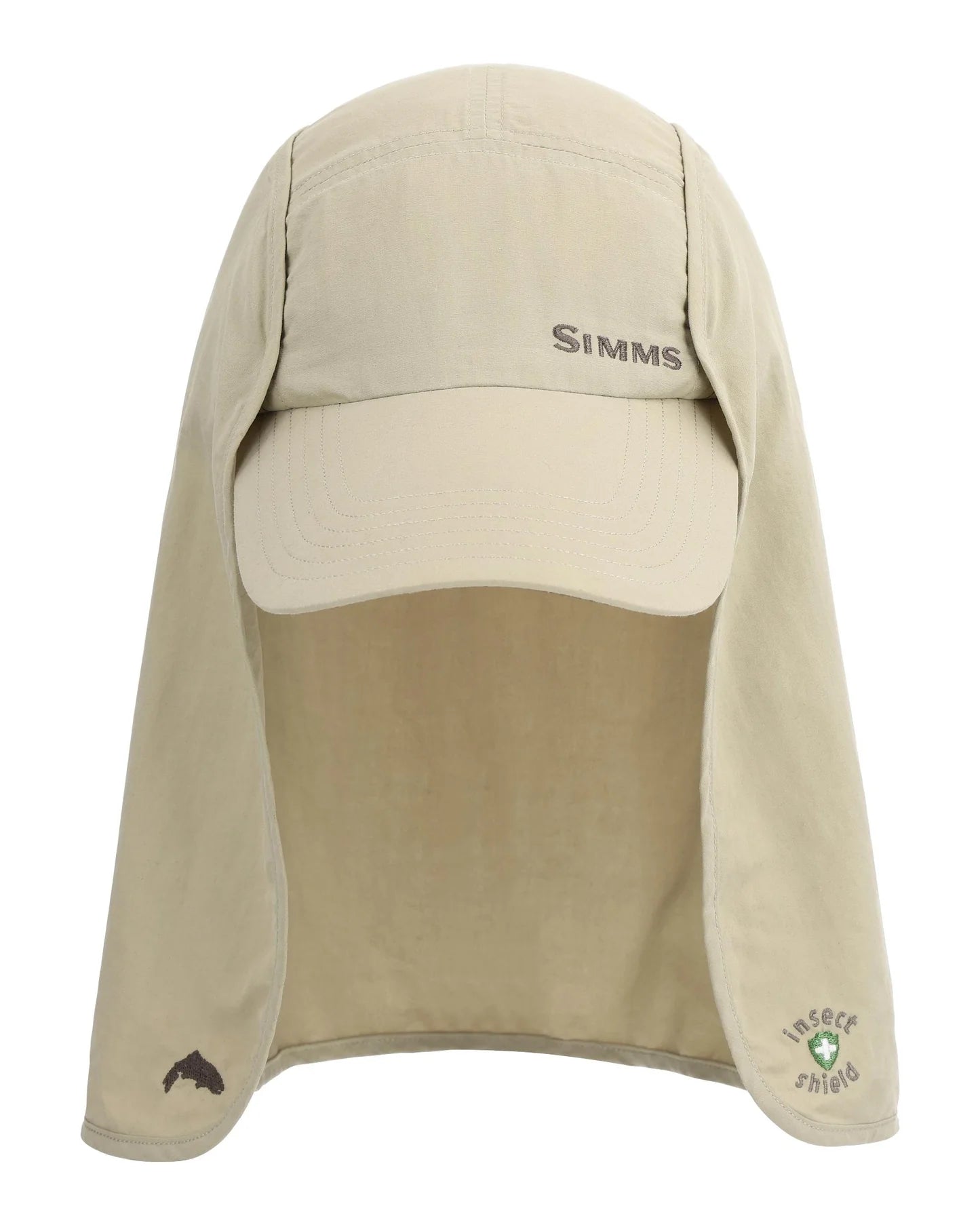 Bugstopper Sunshield Cap: Stone – St. Peter's Fly Shop