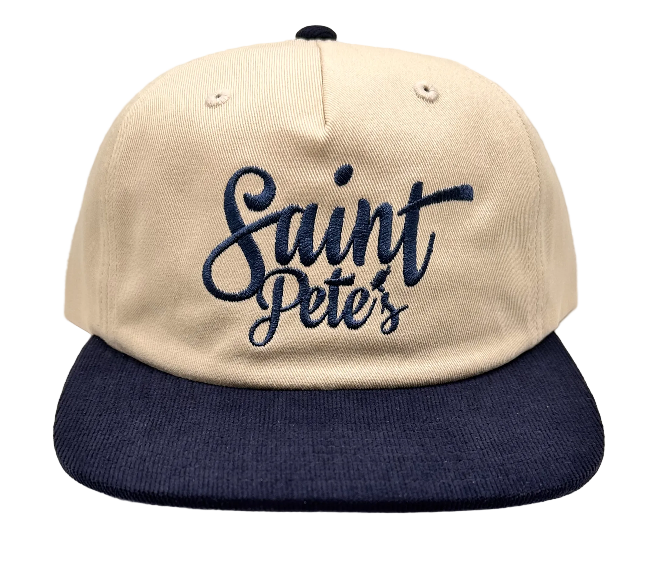 Captuer Headwear St. Peter's Cursive Logo Embroidered Hat Birch/Sea Na ...
