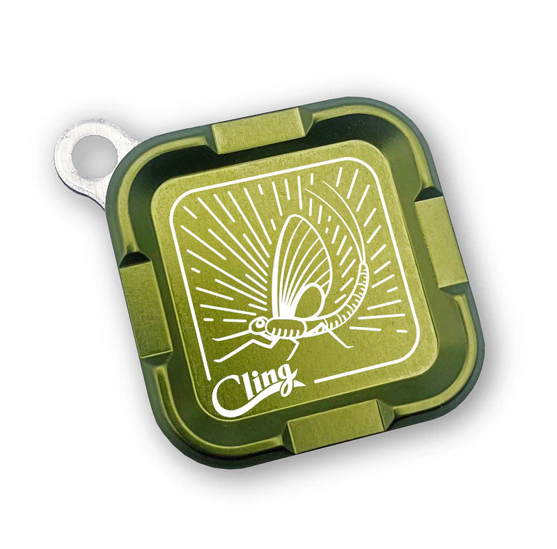 Cling Mag Grab Mini Fly Patch Rising Dun Deep Green 1.5"x1.5" – St ...
