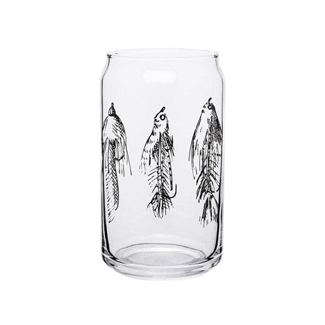 Rep Your Water Streamers Beer Can Glass – St. Peter's Fly Shop