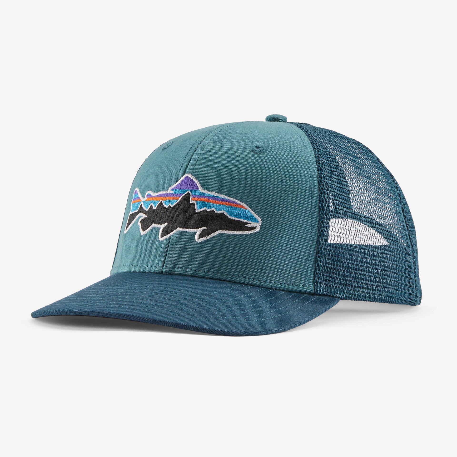Patagonia Fitz Roy Trout Trucker Hat Wetland Blue – St. Peter's Fly Shop